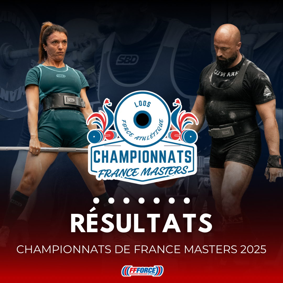 Résultats championnats de France Masters 2025