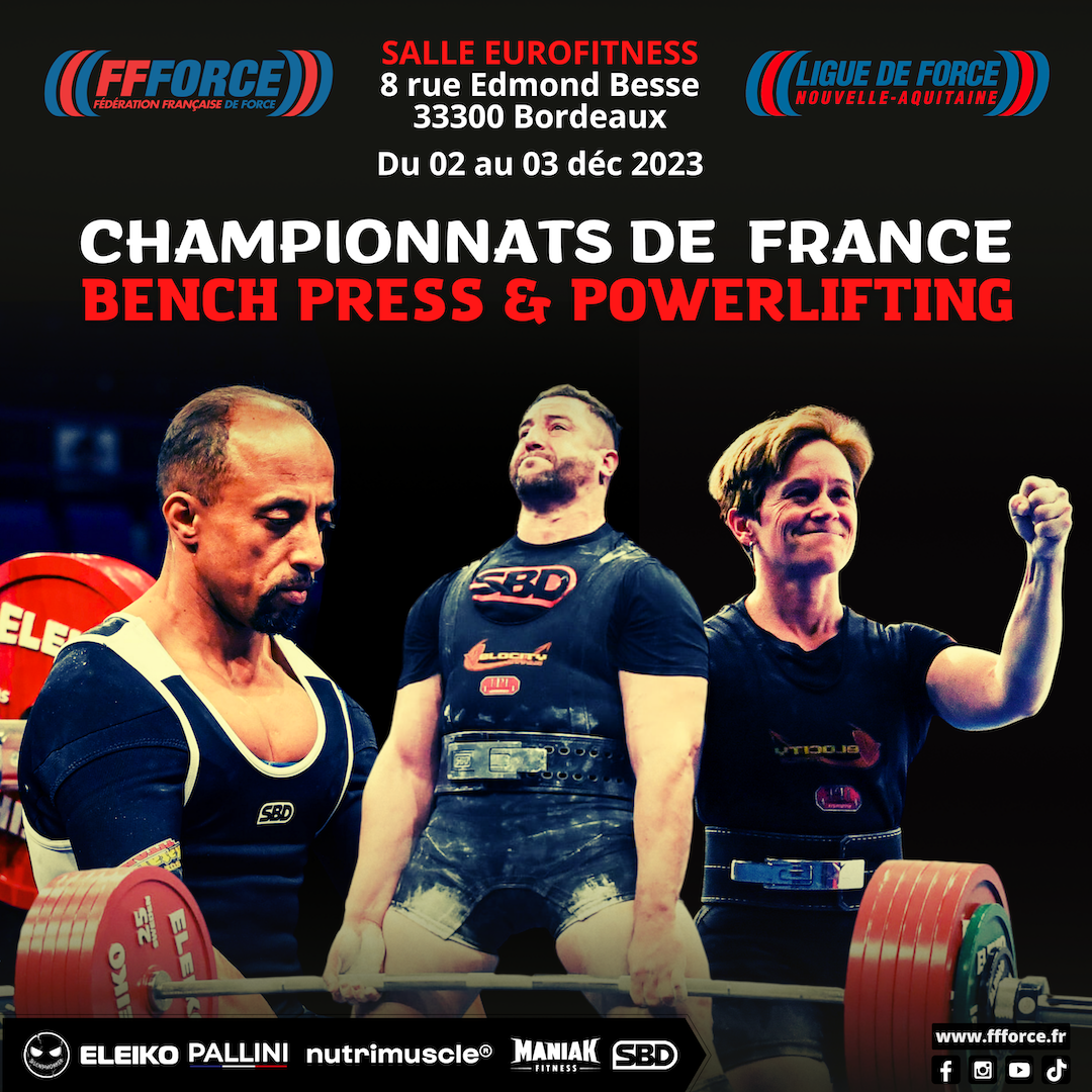 Championnats de France BP & PL 2023